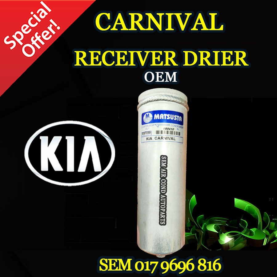KIA CARNIVAL OEM NEW FILTER DRIER/ RECEIVER DRYER (CAR AIRCOND SYSTEM ...