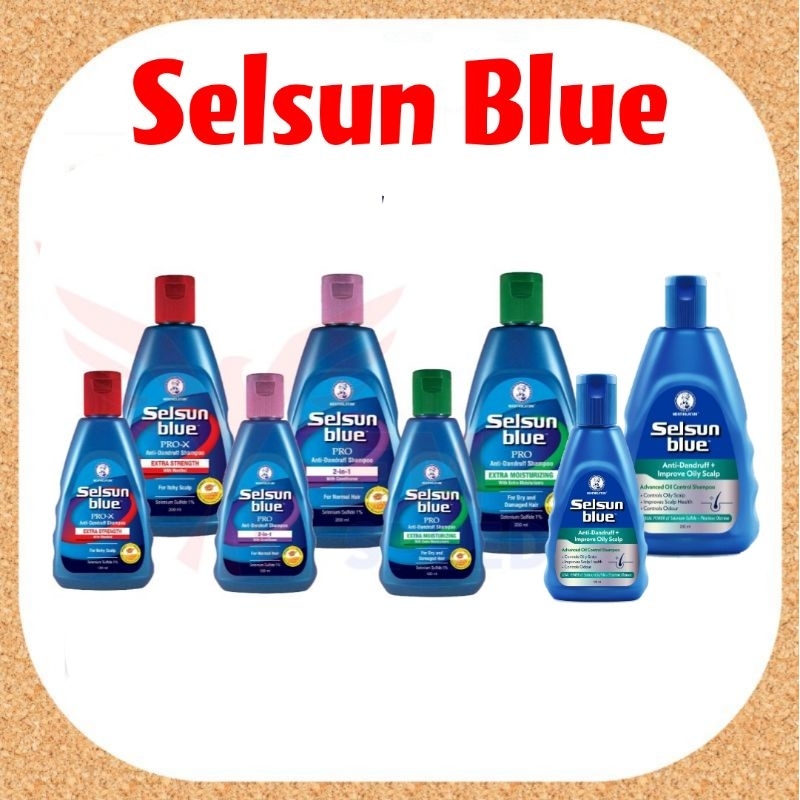 Selsun Blue Shampoo 120ml/200ml (Extra Moisturizing / Treatment 2in1 ...