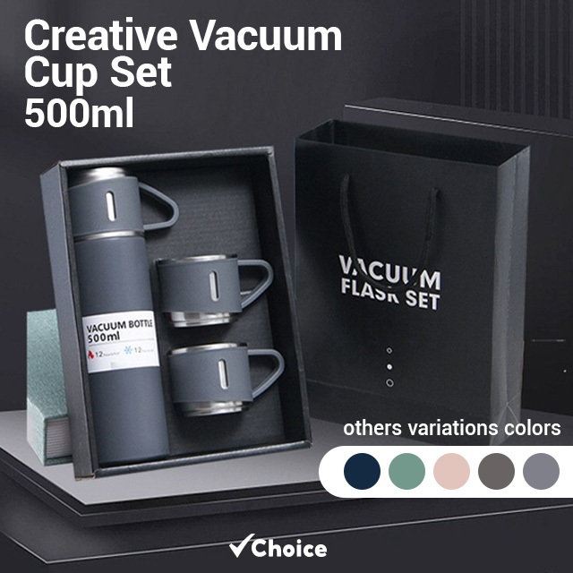 [Shopee Choice] Creative Vacuum Cup Set 500ml 304 Stainless Steel ...