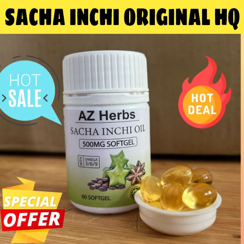 SACHA INCHI HQ SACHA INCHI 500MG, SACHA INCHI OIL PLUS SOFTGEL, GOOD ...