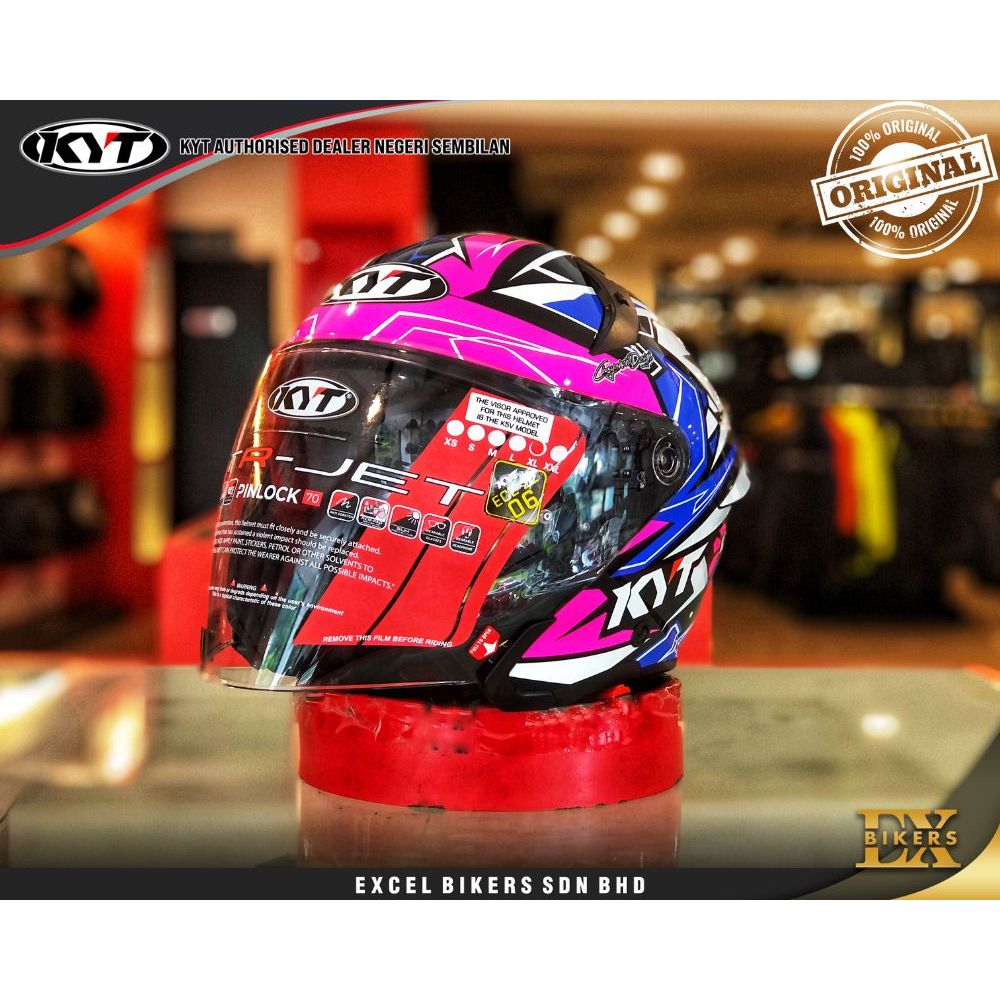 KYT Helmet TTR JET Open Face Kasma 2023 Replica / KYT TTR JET/KYT OPEN ...