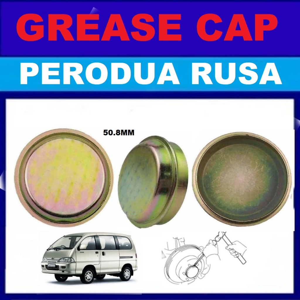 Perodua Deer GREASE CAP 50.8MM | Shopee Singapore