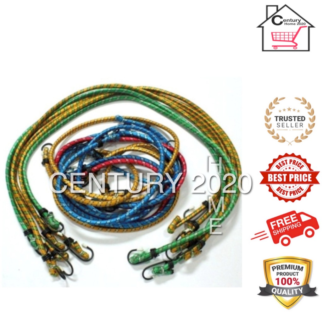 Universal Bungee Cords Heavy Duty Bungee Rope Elastic Rope With Hooks ...