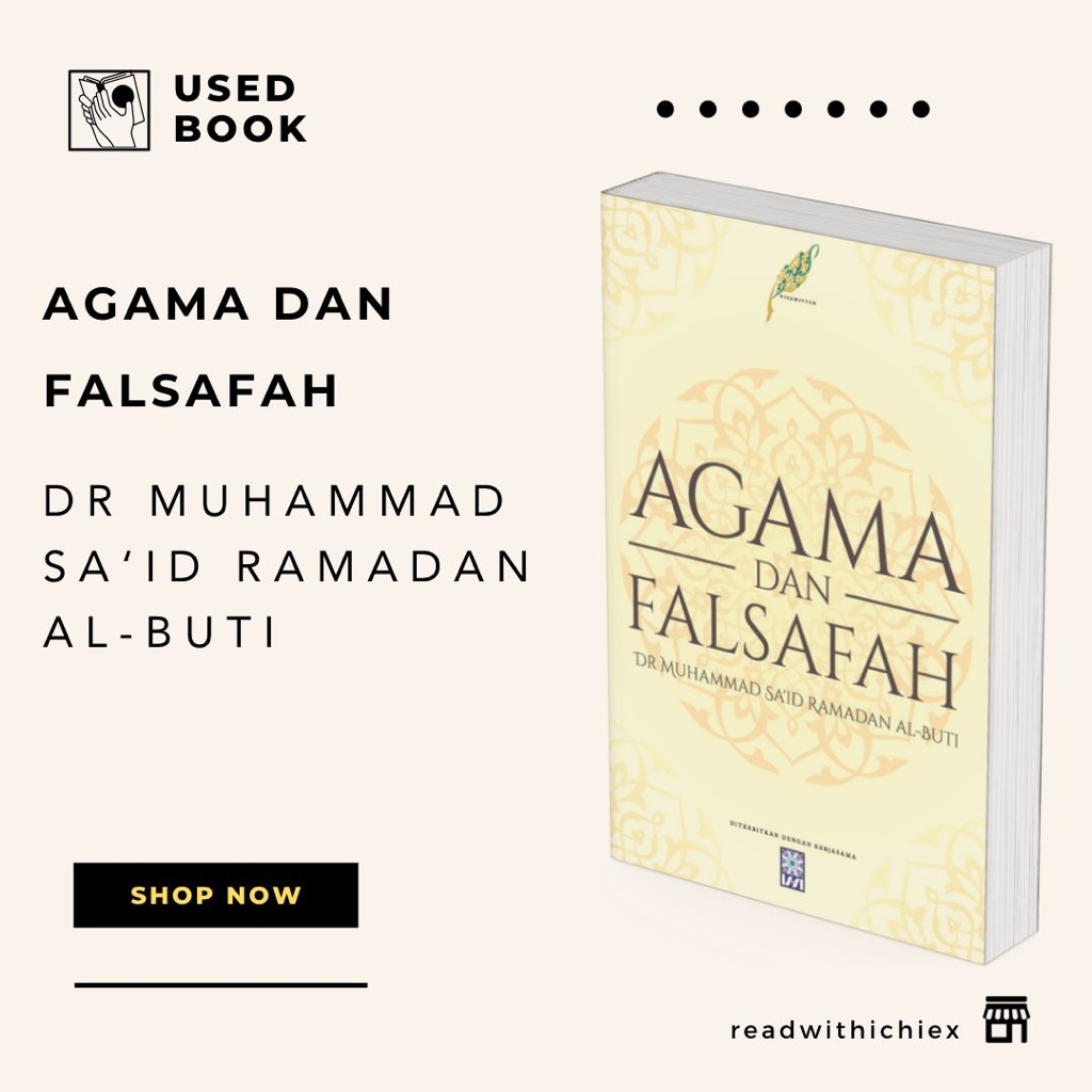 Religion and Philosophy | Dr Muhammad Sa'id Ramadan al-Buti | Shopee ...