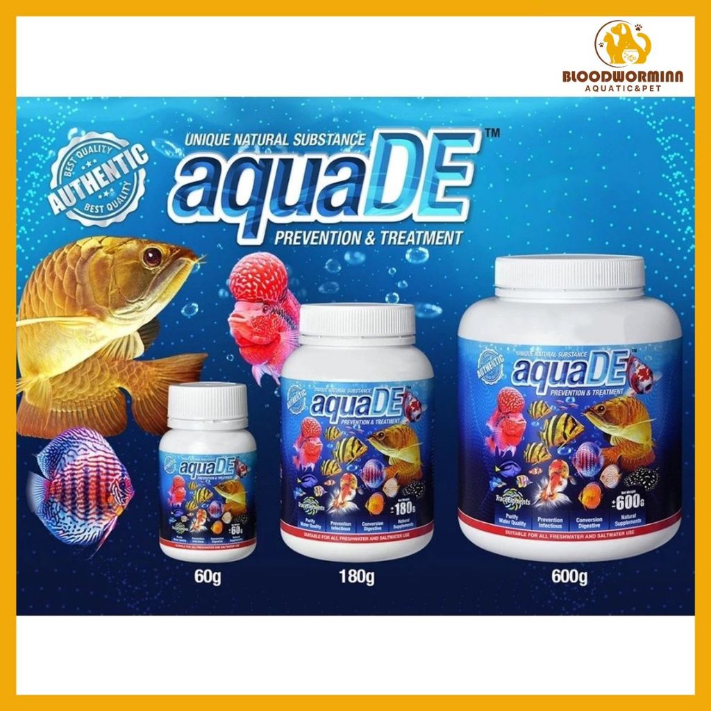 Aqua DE Prevention and Treatment Fish Aquarium 60g/180g/600g | Shopee ...