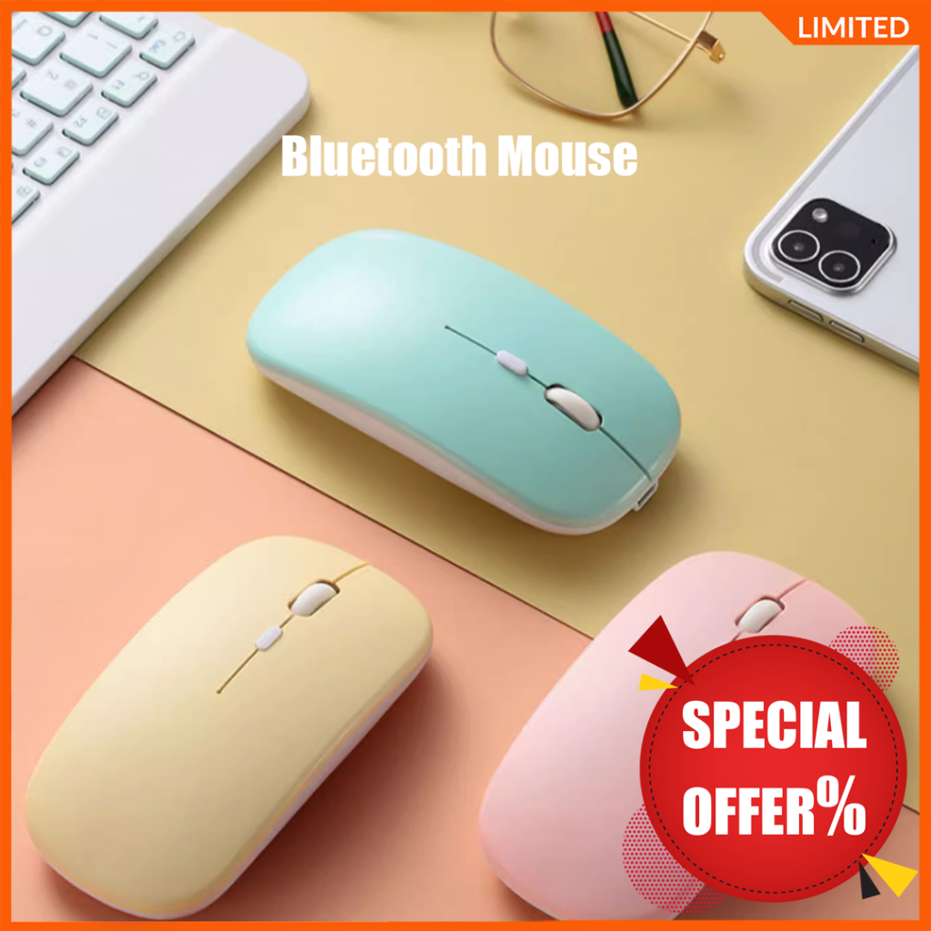 Wireless Mouse Bluetooth 2.4Ghz Receiver Optical Adjustable Wireless ...