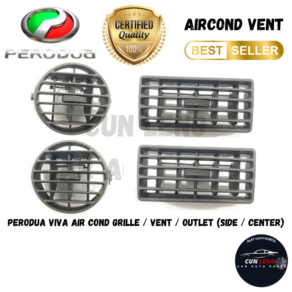 Perodua Viva / Viva Elite All Year Aircond Grille • Vent • Louver ...