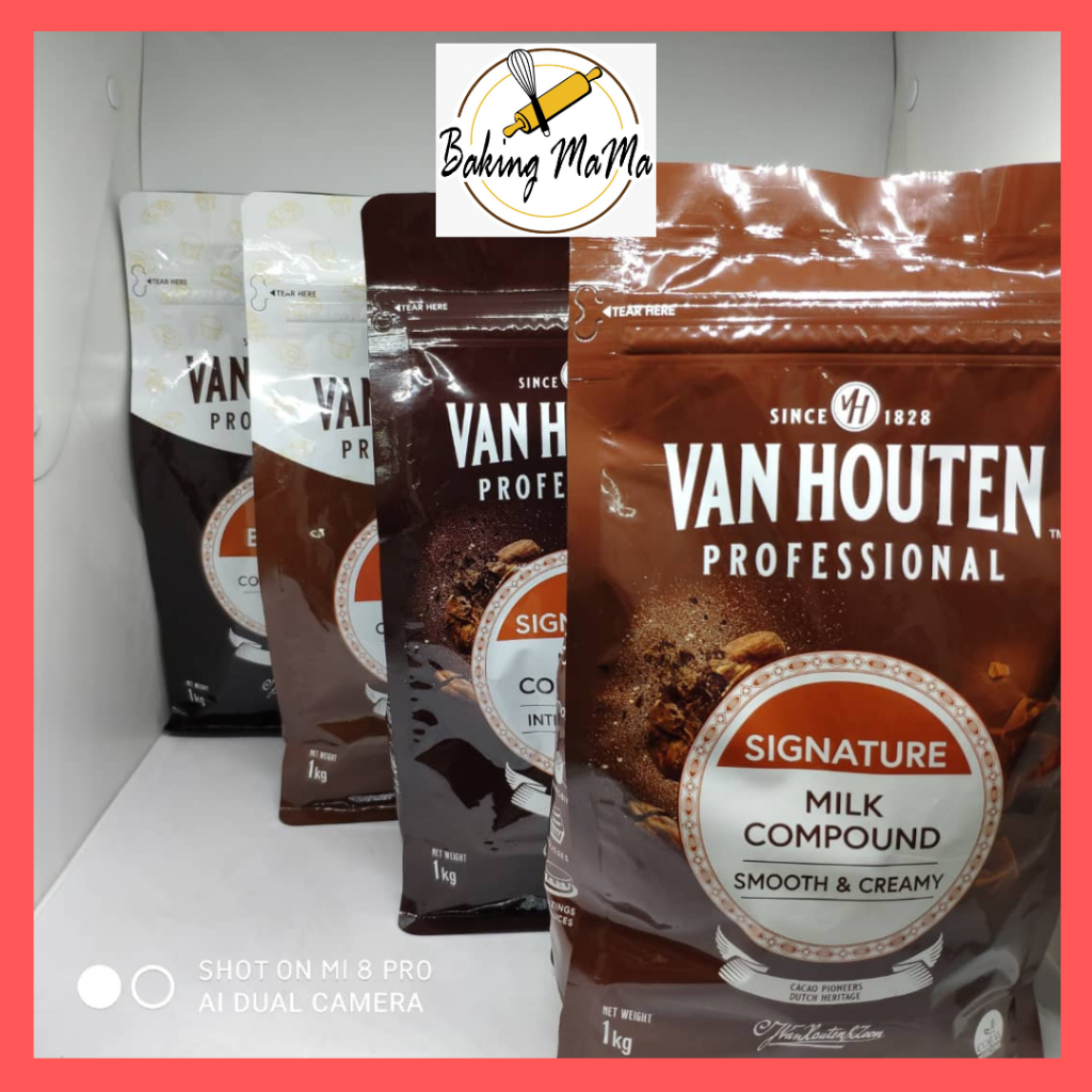 Van Houten Milk Compound Chocolate Coin 1kg / Intense Dark Compound 1kg | Shopee Singapore