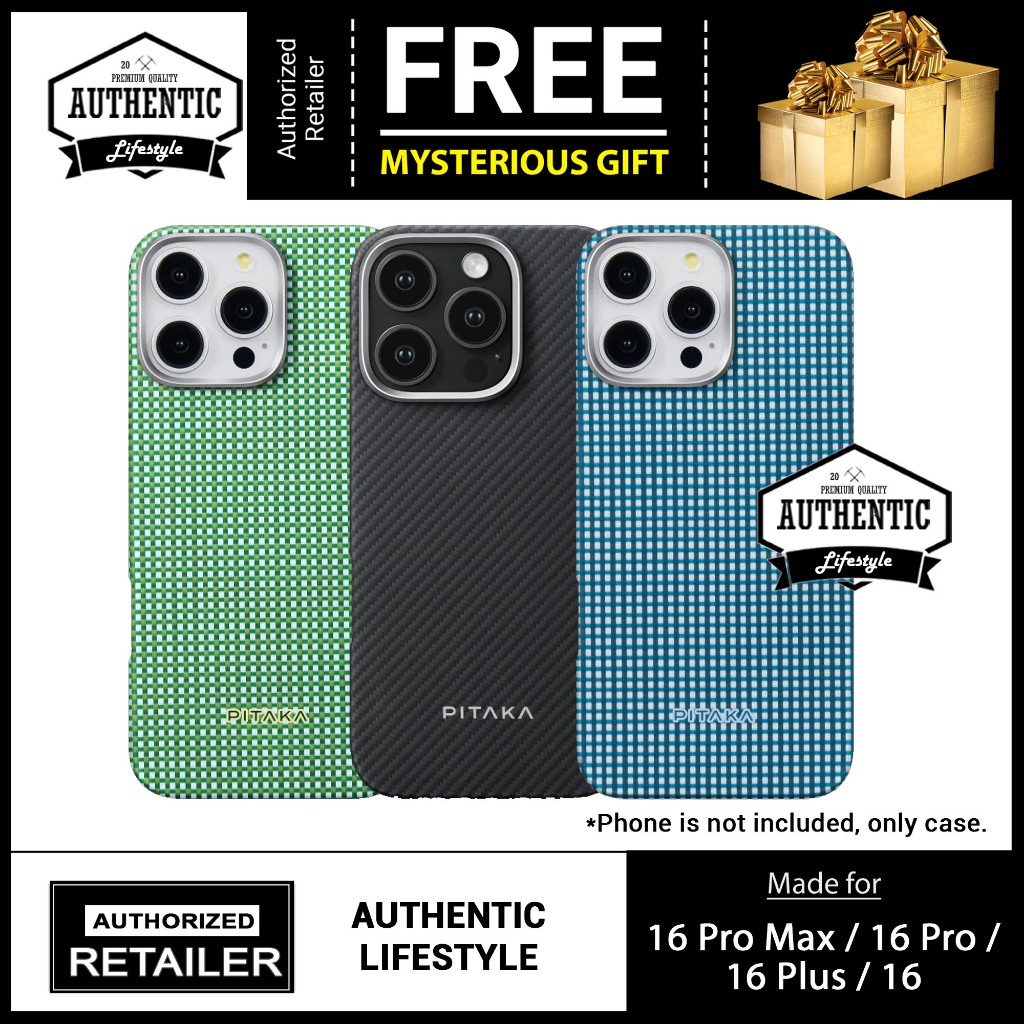 [ 16 Pro Max / Pro / Plus ] PITAKA Ultra-Slim Case - Magnetic Charging ...