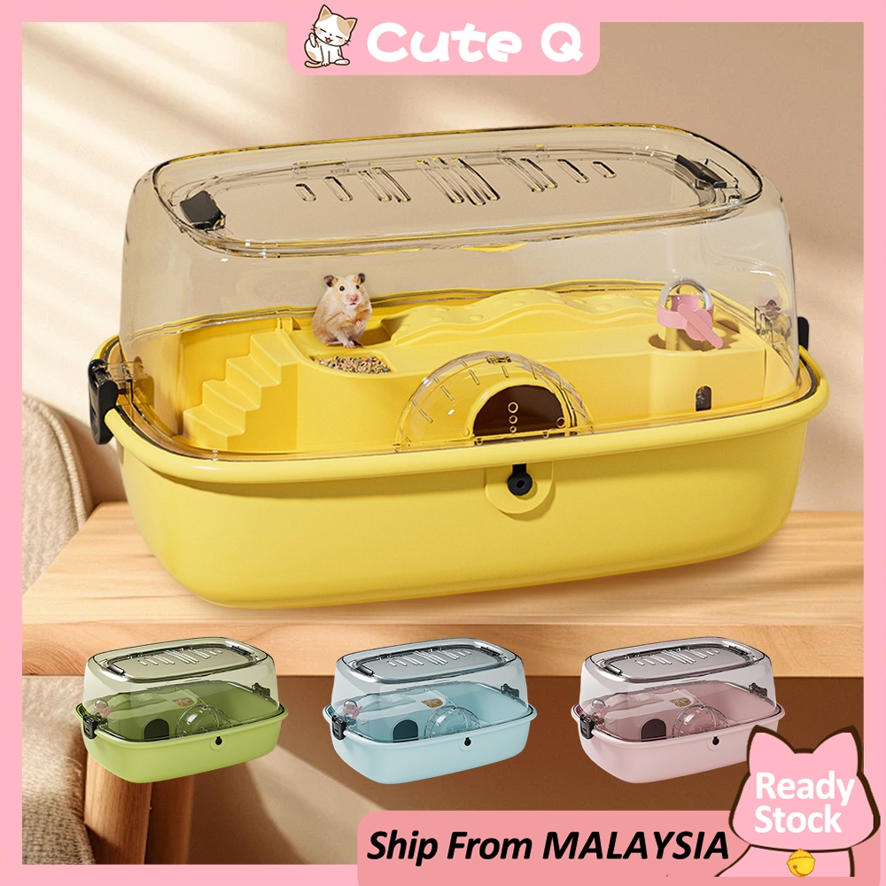 Cute Q hamster cage acrylic hamster house rumah hamster kandang hamster ...