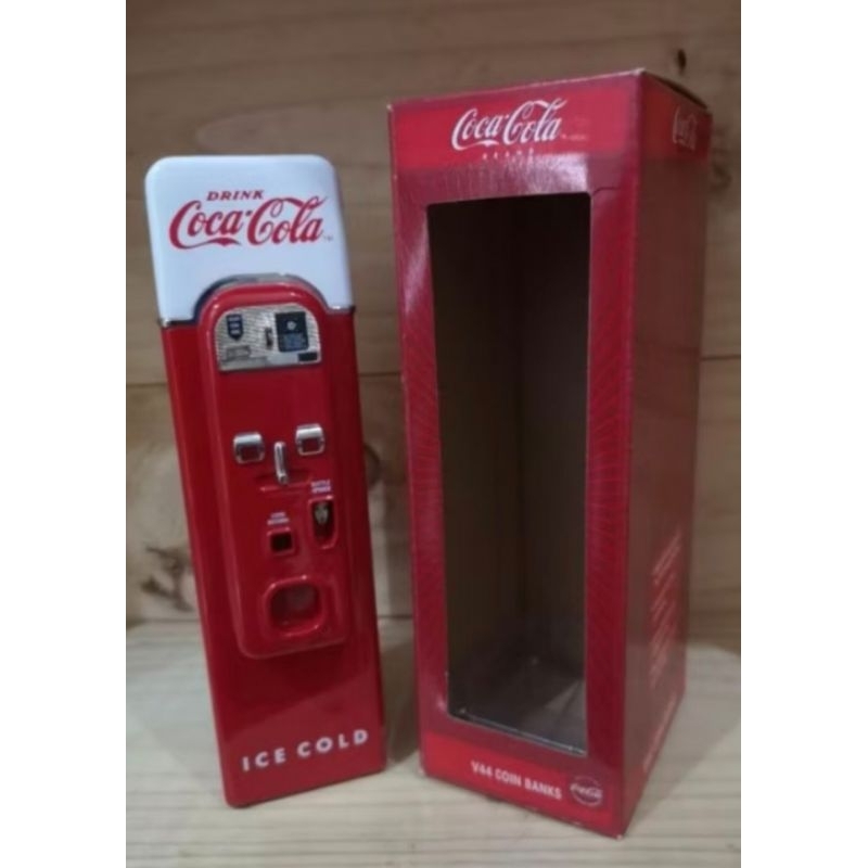 Coca Cola Coin Bank Vending Machine DesignDiecast Metal with box ...