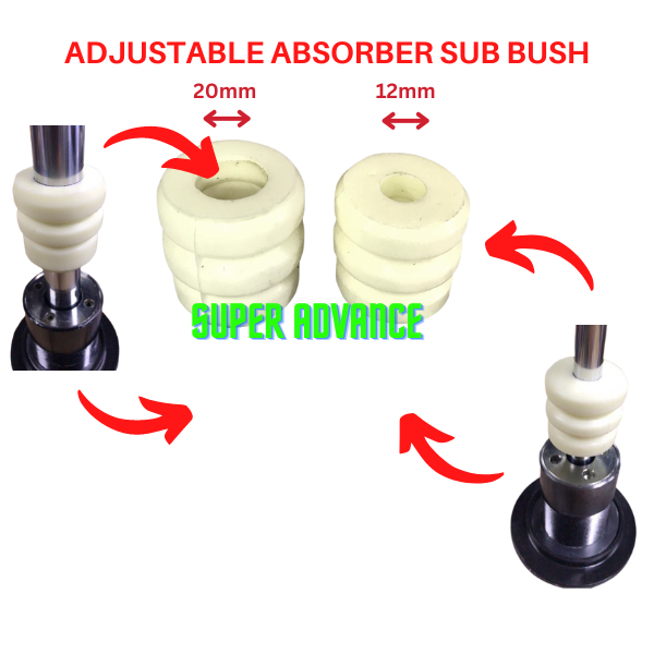 Adjustable Absorber Bump Stoper Stopper Universal Inner Sub Bush ...
