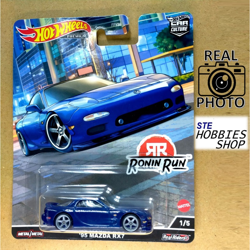 STE8 Hot Wheels Premium Ronin Run " 95 Mazda RX7" 1/64 scale Car Toys ...
