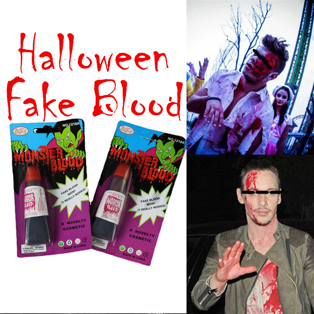 Halloween!! Fake Blood Props Blood Artificial Fake Blood Tricky Spoof ...