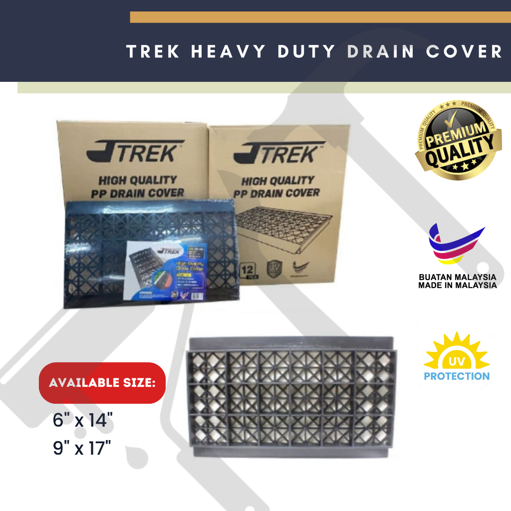 TREK Heavy Duty Drain Cover | Penutup Longkang Plastic | 沟渠盖 | UV ...