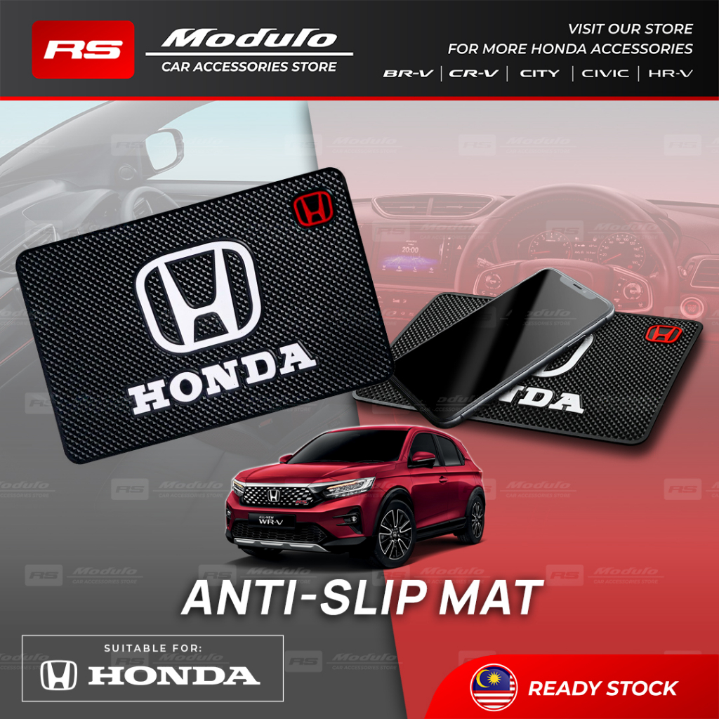 HONDA ANTI SLIP MAT CAR DASHBOARD HRV CITY GN2 HATCHBACK CIVIC FE FC ...