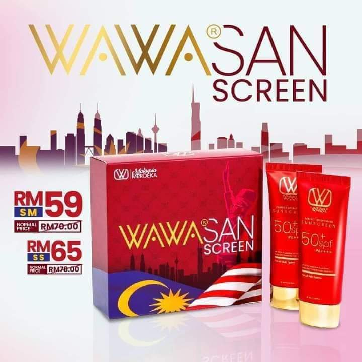 WAWA SUNSCREEN MERDEKA EDITION | Shopee Singapore