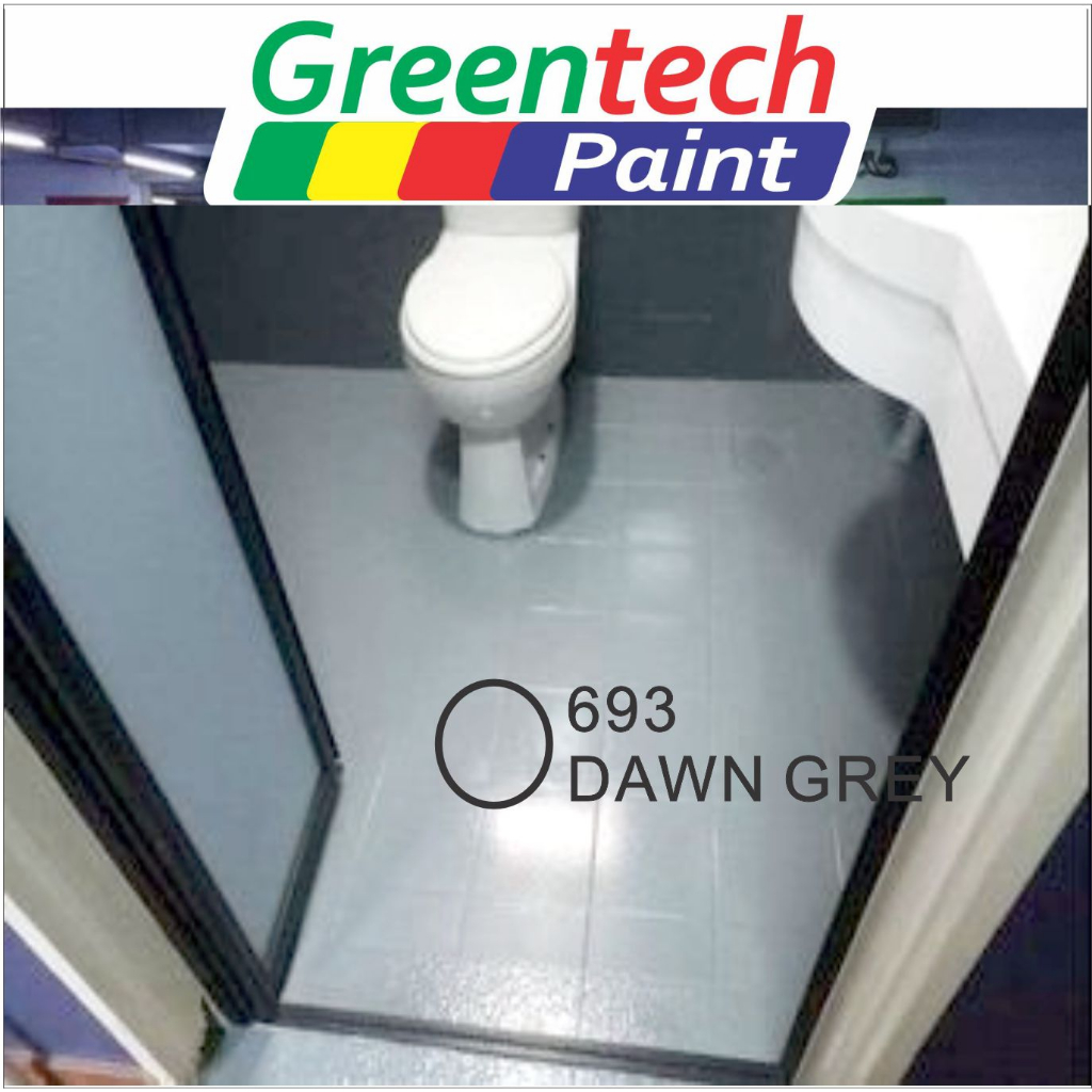 693 DAWN GREY 1L GREENTECH EPOXY FLOOR PAINT TILES FLOOR PAINT ...