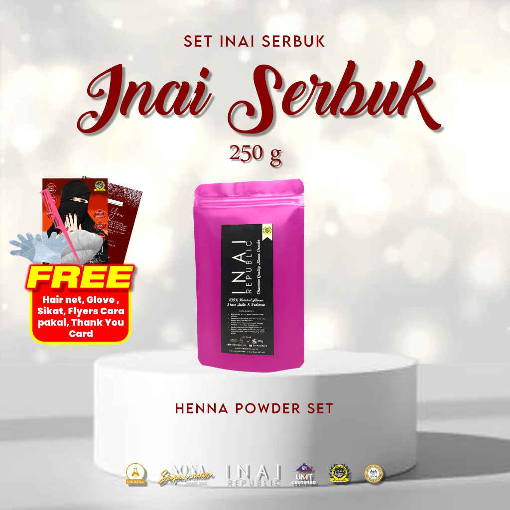 Inai PREMIUM Hair INAI Powder (INAI REPUBLIC) | Shopee Singapore