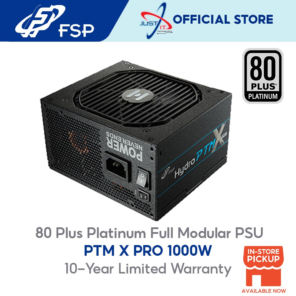 FSP HYDRO PTM X PRO 1000W 80 Plus Platinum Full Modular POWER SUPPLY ...