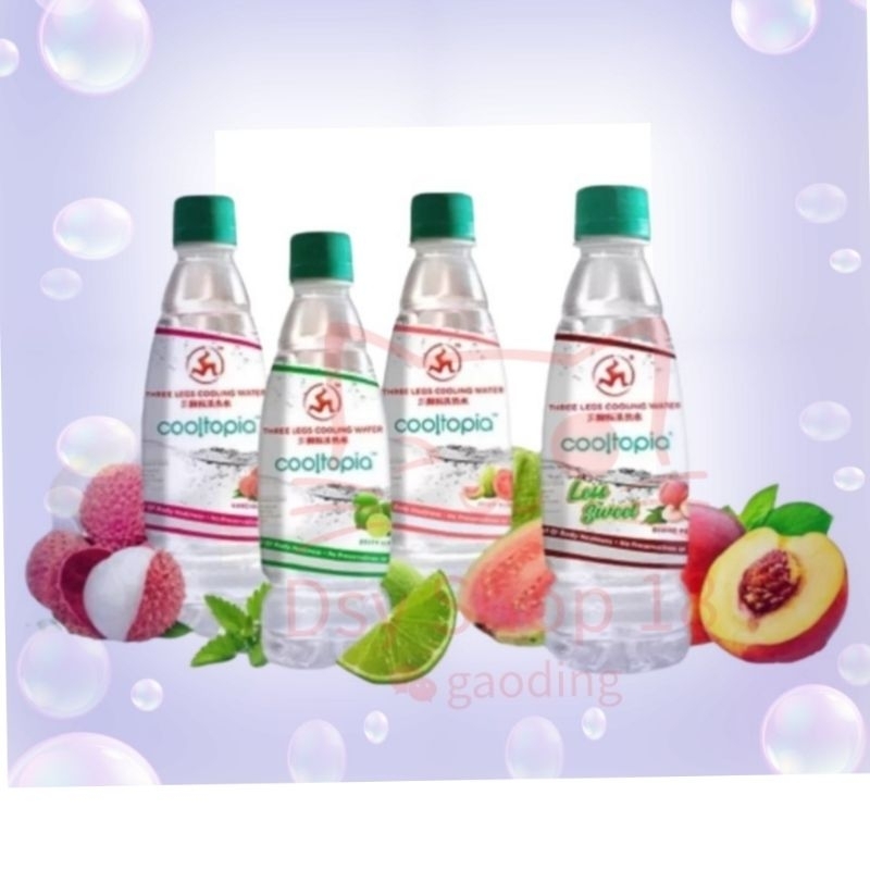Three Legs Cooltopia Cooling Water 320ml [Assorted] | Shopee Singapore