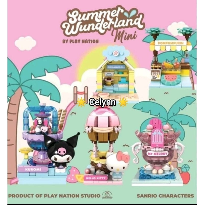 Sanrio Summer Wunderland Mini Building Blocks/Sanrio Character ...