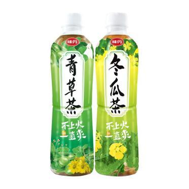 味丹 心茶道健康饮品系列 冬瓜茶/ 青草茶 500ml Vedan Health Tea Drinks Series Winter Melon ...