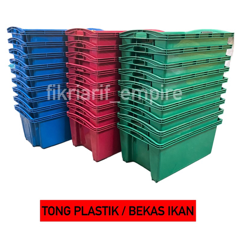 Used Fish/Plastic Barrels/Used for Fish/Plastic Container Box Heavy ...
