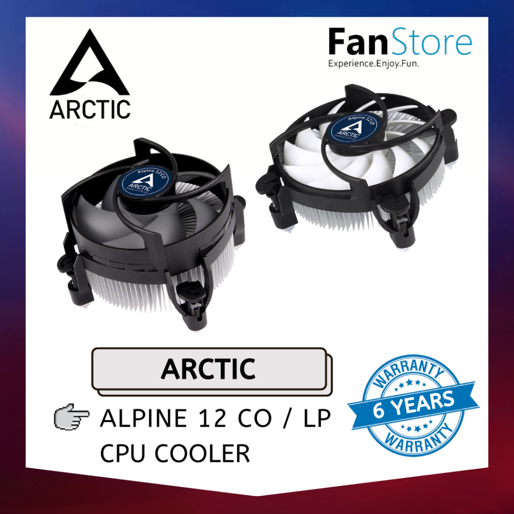 FANSTORE ARCTIC Alpine 12 CO / LP CPU Air Cooler - Intel Compact Air ...