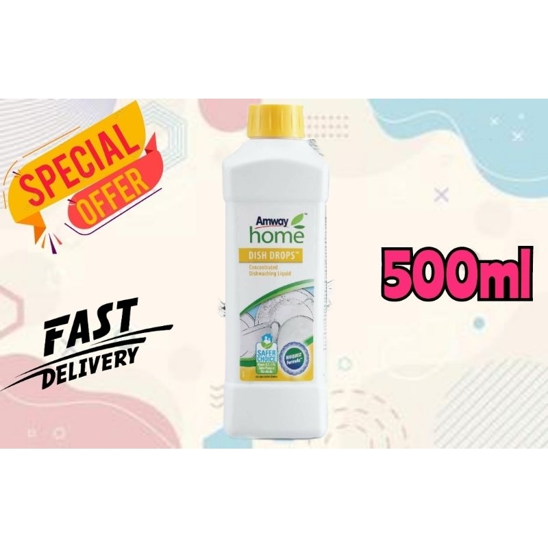 AMWAY Home DISH DROPS Concentrated Dishwashing Liquid (500ml try pack) | Shopee Singapore