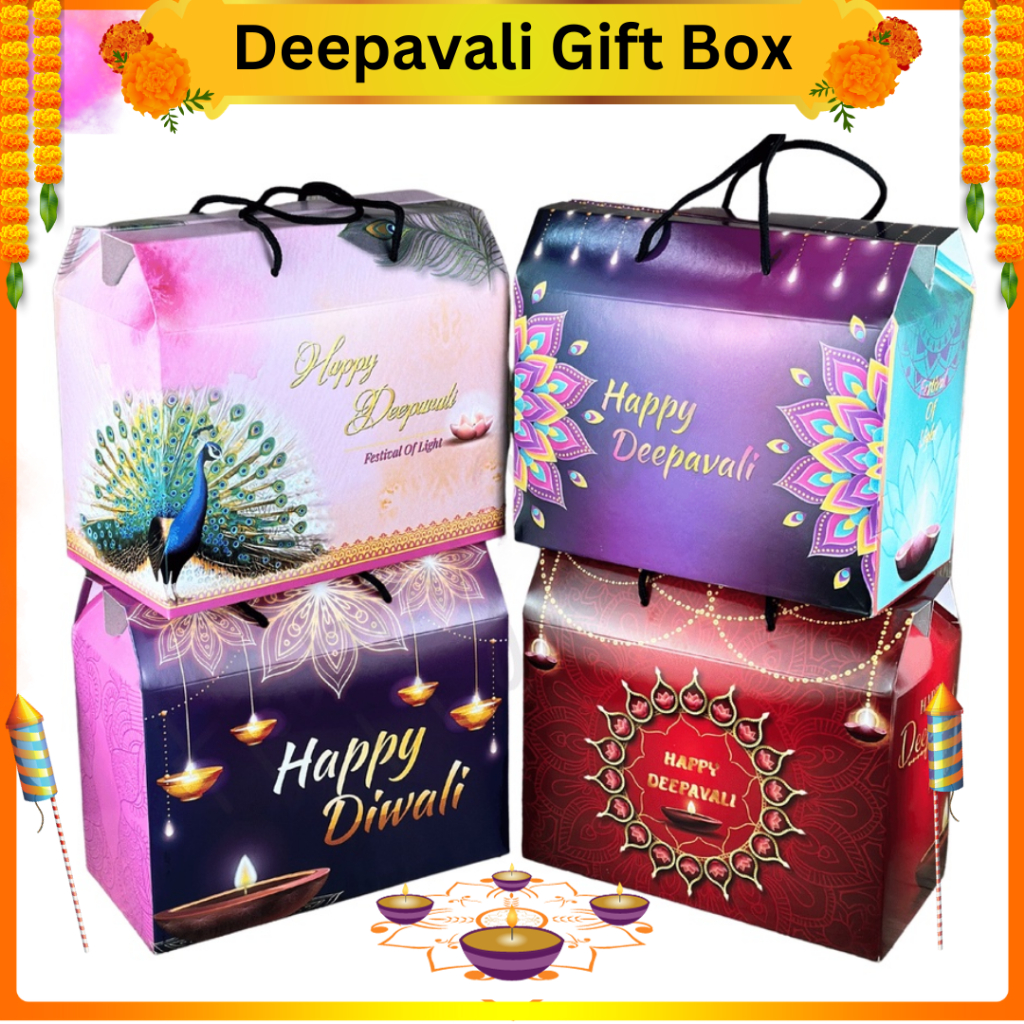 New Design 2023 Deepavali Diwali Box Suitable for Cookies or Box ...