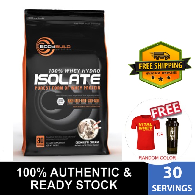 BodyBuild 100% Whey Hydro Isolate 2.2lbs Purest Form Of Whey Isolate ...