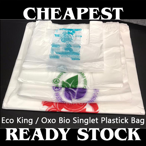 Eco King / Oxo Bio Singlet Bag Plastick Tangkai Oxo Biodegradeble ...