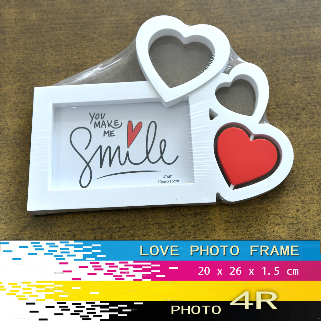 Bingkai Gambar / Deco Frame / / Love Heart 4R Photo Frame / Wedding ...
