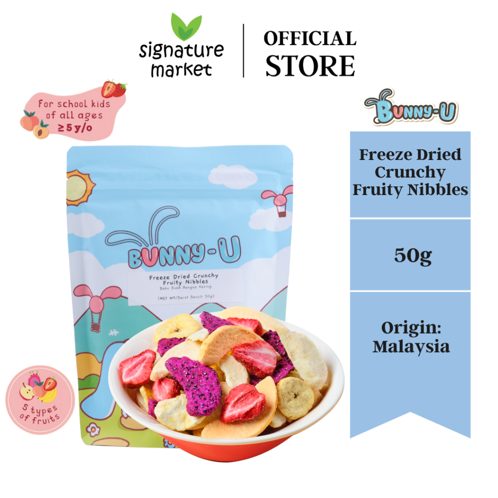 Signature Market Bunny-U Freeze-Dried Crunchy Fruity Nibbles (50g ...