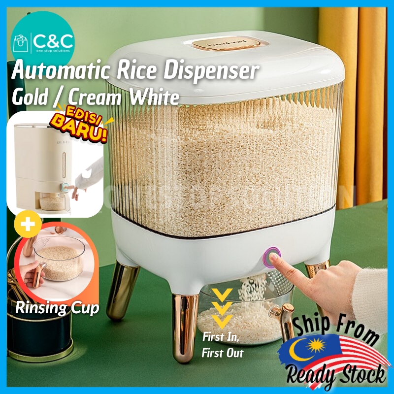 C&C Bekas Beras Kitchen Rice Storage Food Container Bekas Beras 10kg ...
