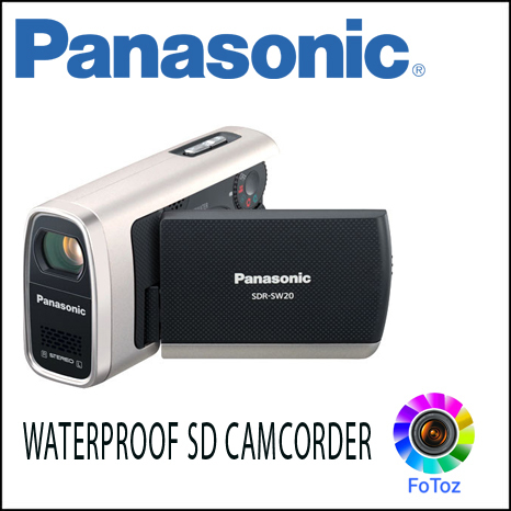 Panasonic SDR-SW20 Waterproof SD Camcorder (Silver) | Shopee Singapore