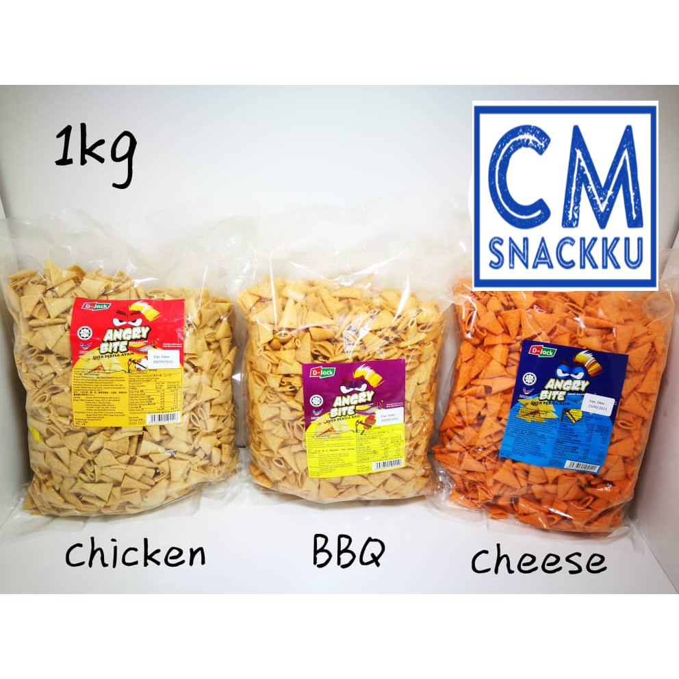 [CM SK] D-Jack Angry Bites Snack Cheese / Bbq / Chicken / Cili Manis ...
