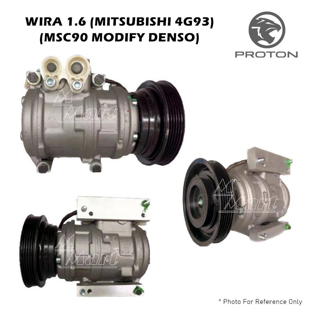Proton Wira 1.6 Lancer 4G91 Import MSC90 Modify To Denso Air Cond Compressor (Recond) | Shopee ...