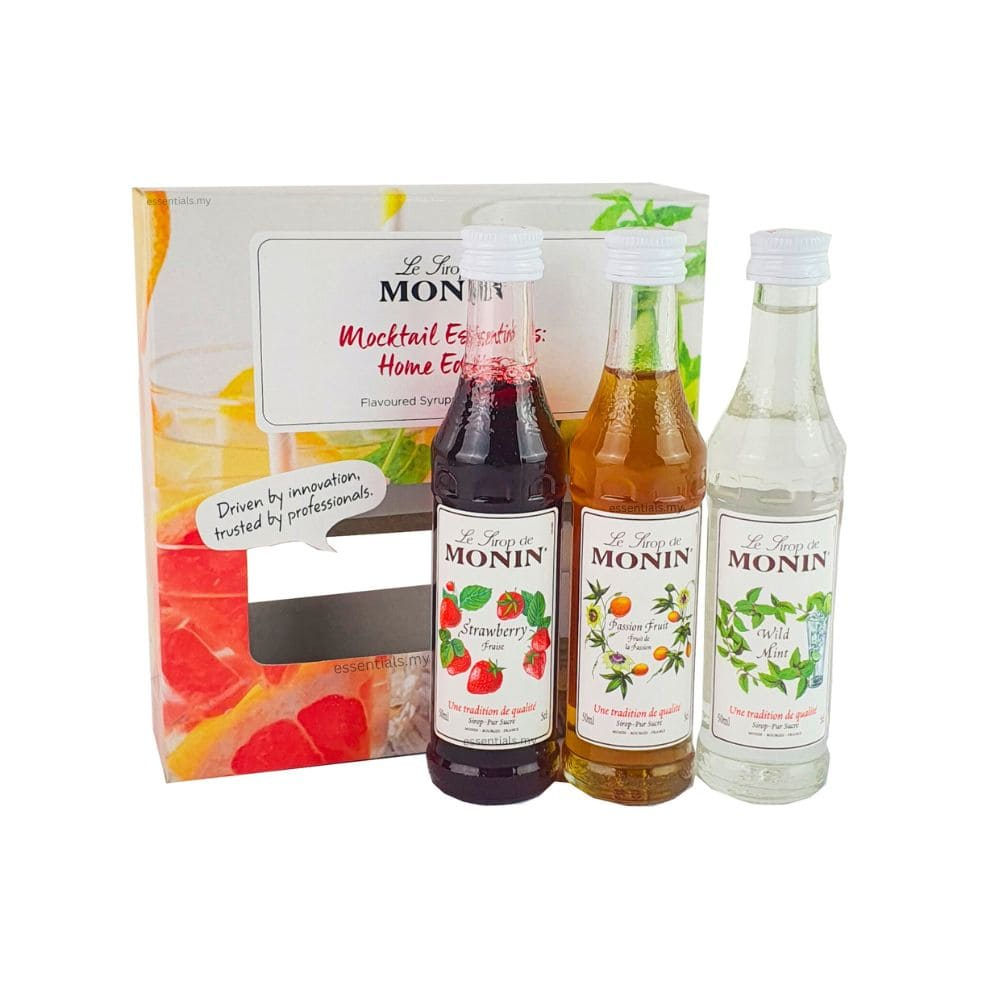 MONIN Mocktail Essentials Home Edition (3 x 50ml) | Shopee Singapore