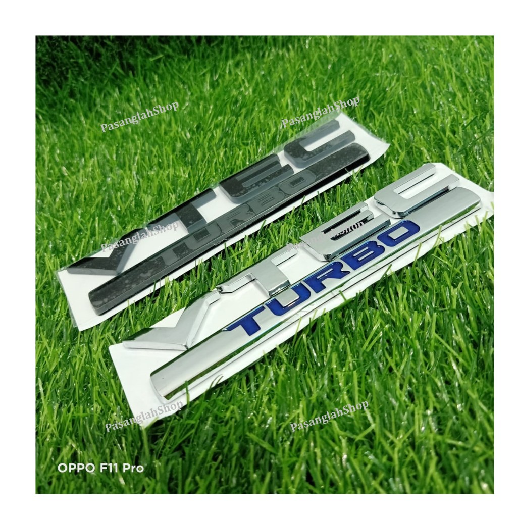 Vtec-Turbo Logo Emblem Honda Vtec Turbo Chrome/Matte/Glossy Black Honda ...