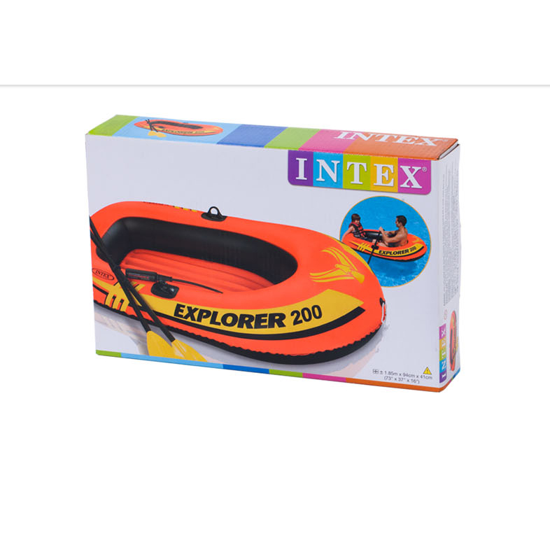 Intex Paddling Boat Bot Flood Inflatable Rainy Season Canoe Wind Easy ...