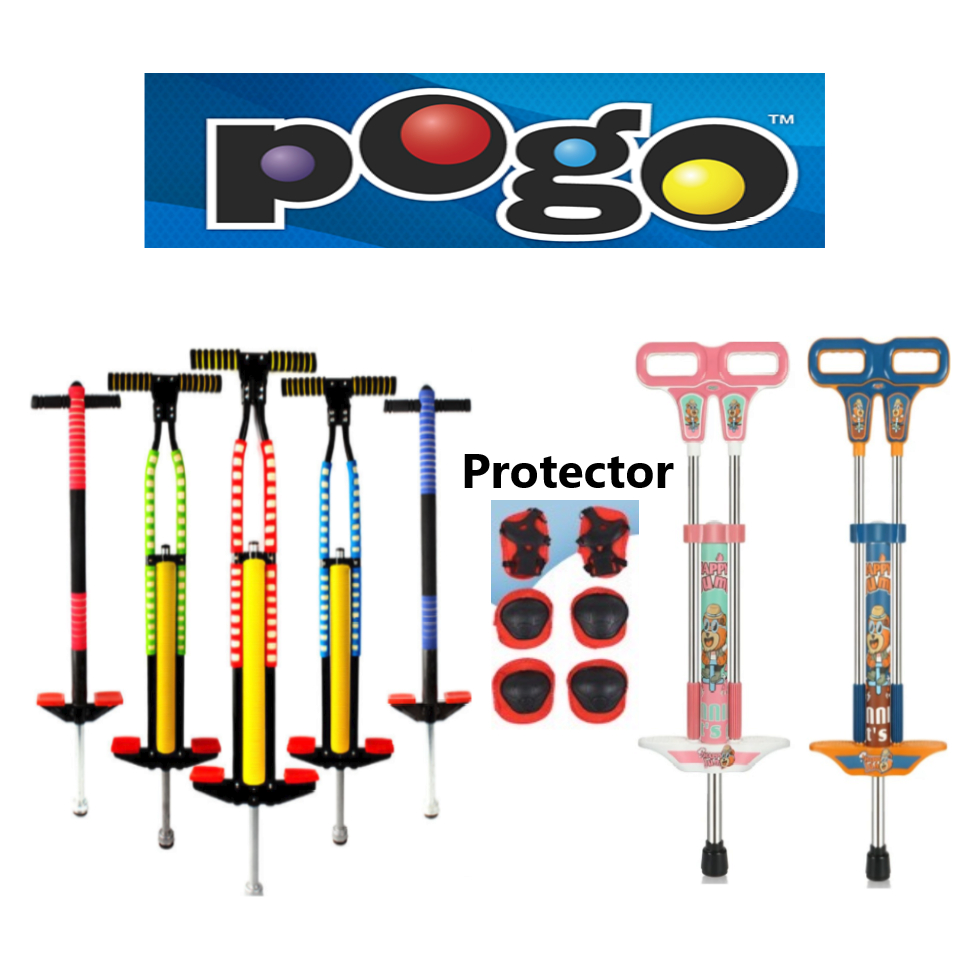 Pogo Stick Jumping Stick Children and Adult Melompat Kid Toys Pogo ...