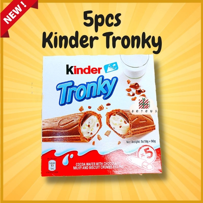 90g T5 Kinder Tronky Chocolate Cocoa Wafer | Shopee Singapore