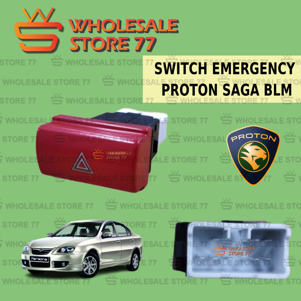 PROTON SAGA BLM EMERGENCY SWITCH / HAZARD SWITCH / DOUBLE SIGNAL SWITCH ...