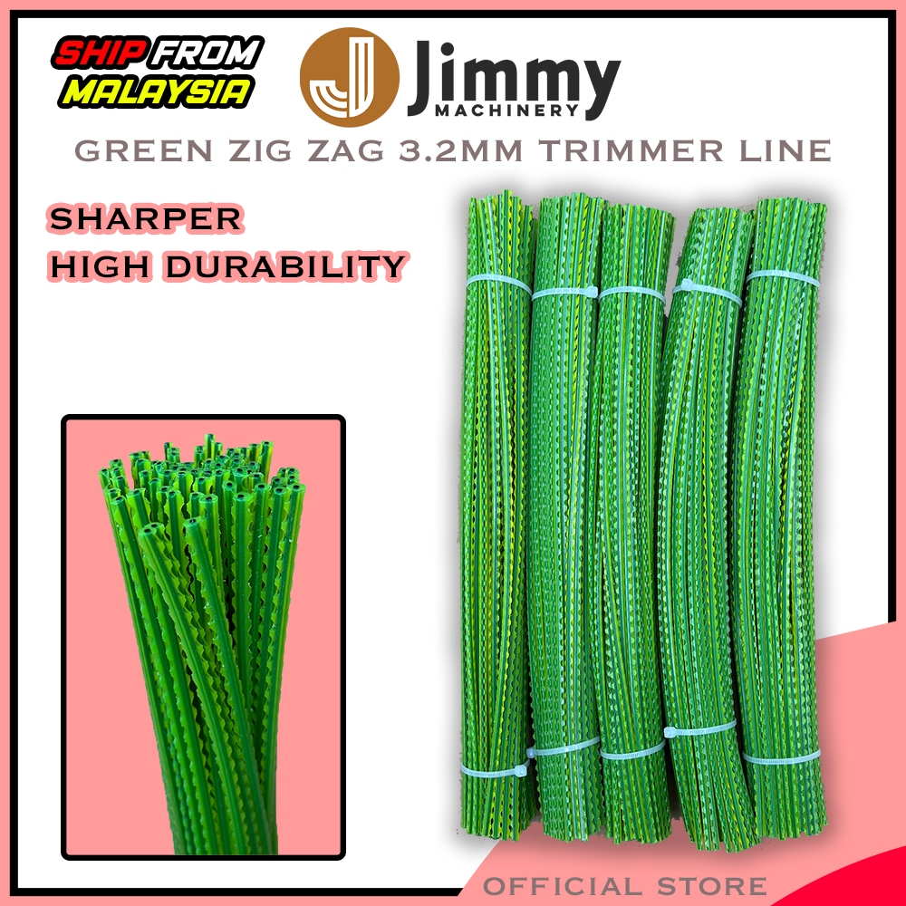THAITEC ZIG ZAG AKA DAWAI BRUSH CUTTER TRIMMER LINE 3.2MM 1KG HEAVY ...