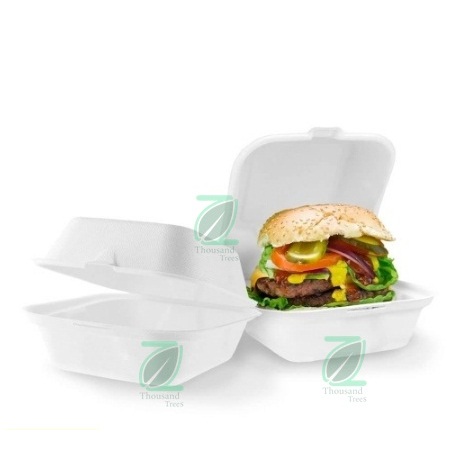 100PCS Food Grade Polystyrene Foam Burger Box With Lock | Shopee Singapore