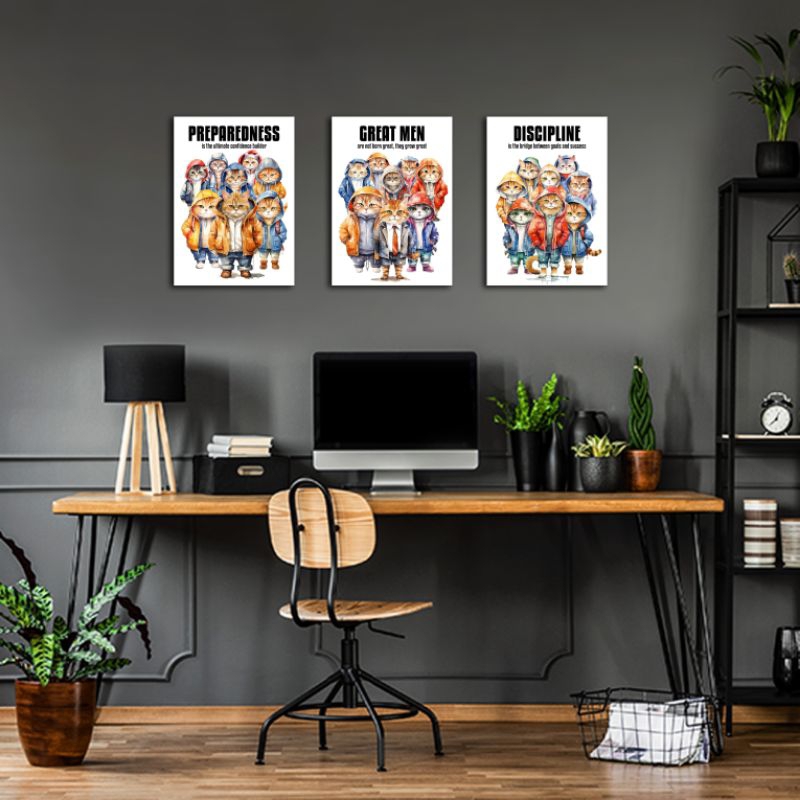 Poster Kucing -MDF Board (Cat Poster) | Shopee Singapore