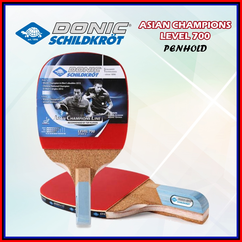 Donic-Schildkröt Asian Champions 700 Penhold Table Tennis Racket Ping ...