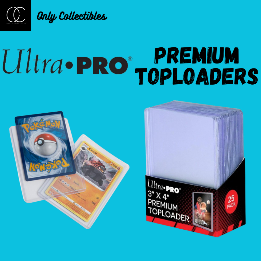 [Buy 10 Free 1] Ultra Pro & BCW Standard Toploader 3" x 4" 35PT Card ...